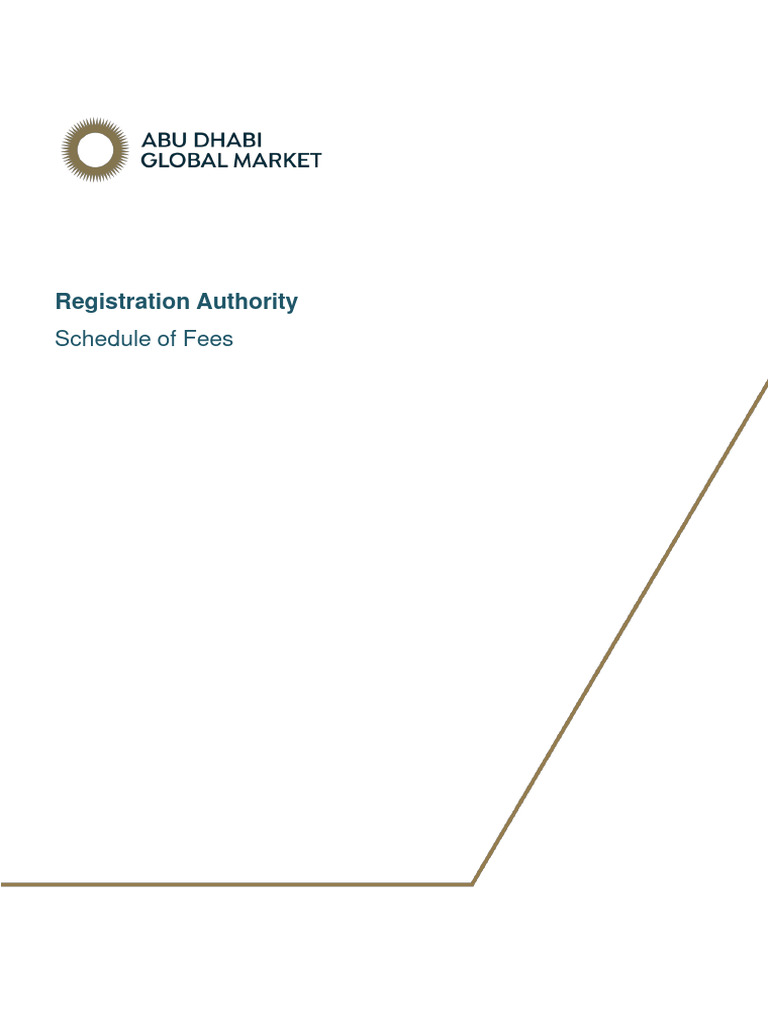 ADGM Registration Authority Fee Schedule | PDF | Audit | Credit Card