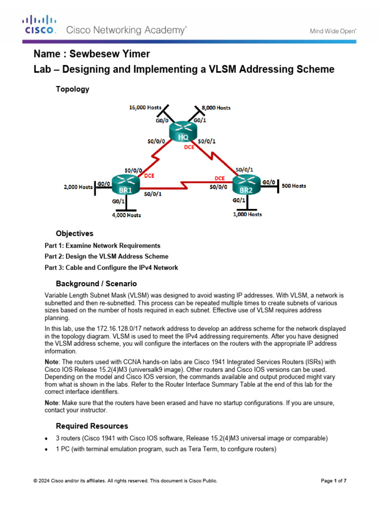 Assignment 6 | PDF | Computer Network | Ip Address