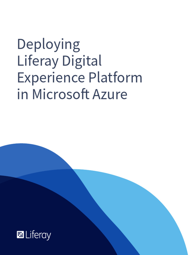 Deploying Liferay DXP in Azure | PDF | Microsoft Azure | Databases