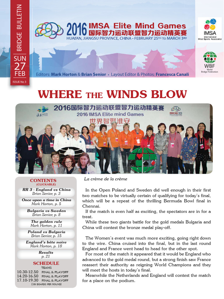 Bul 03 | PDF | Contract Bridge | Playing Cards