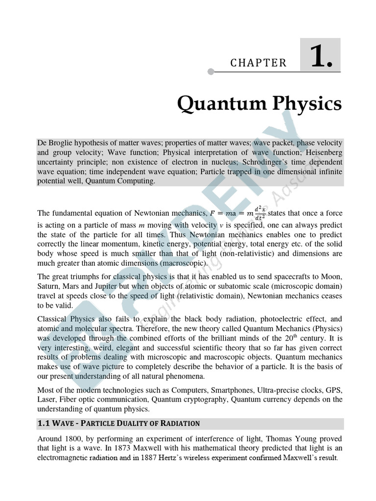 Quantum Physics | PDF | Waves | Photon