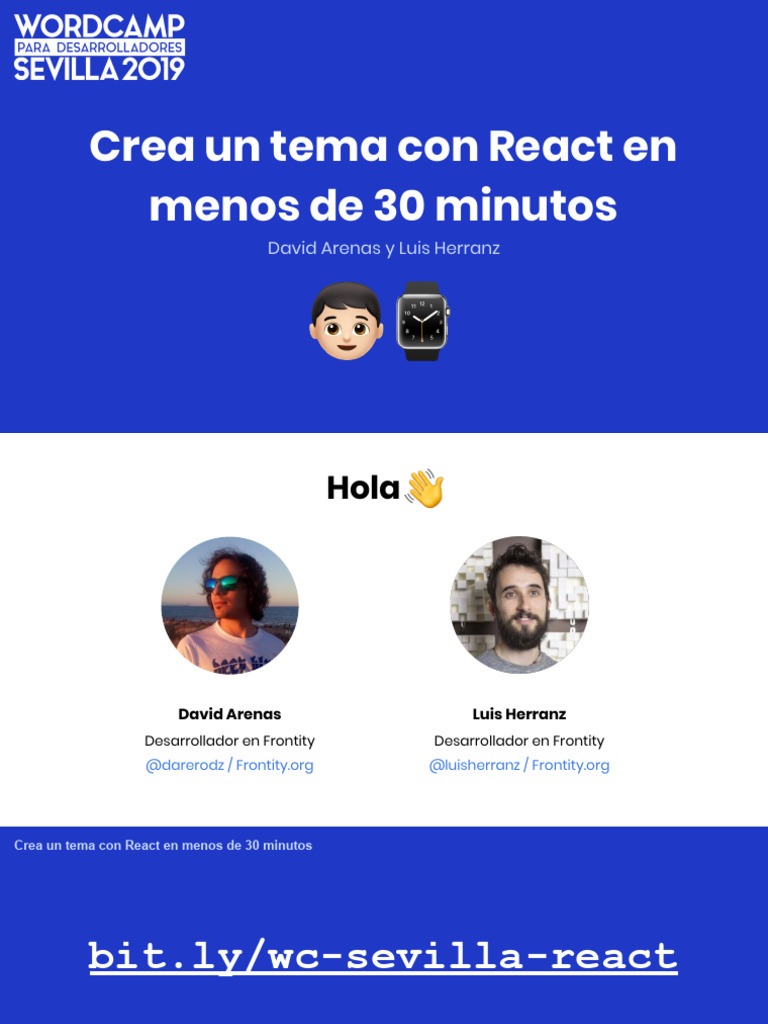 Intermediate 17.45 Herranz y Arenas Crea Un Tema Con React en Menos de ... Intermediate 17.45 Herranz y Arenas Crea Un Tema Con React en Menos de ...