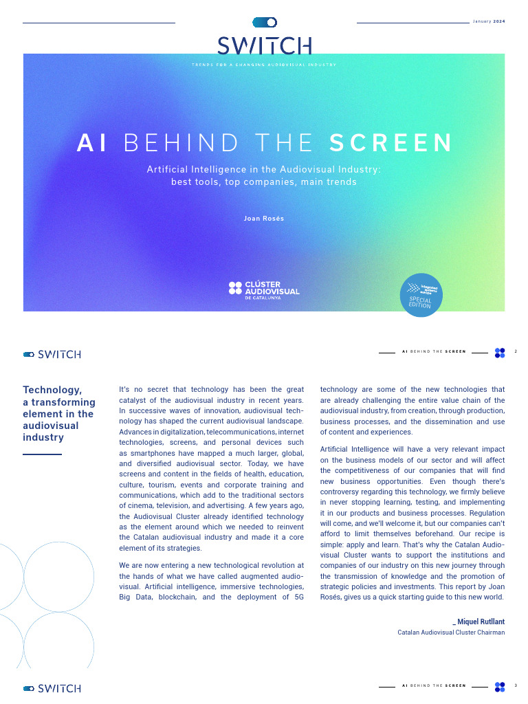 Switch - AI Behind The Screen | PDF | Artificial Intelligence ... Switch - AI Behind The Screen | PDF | Artificial Intelligence ...