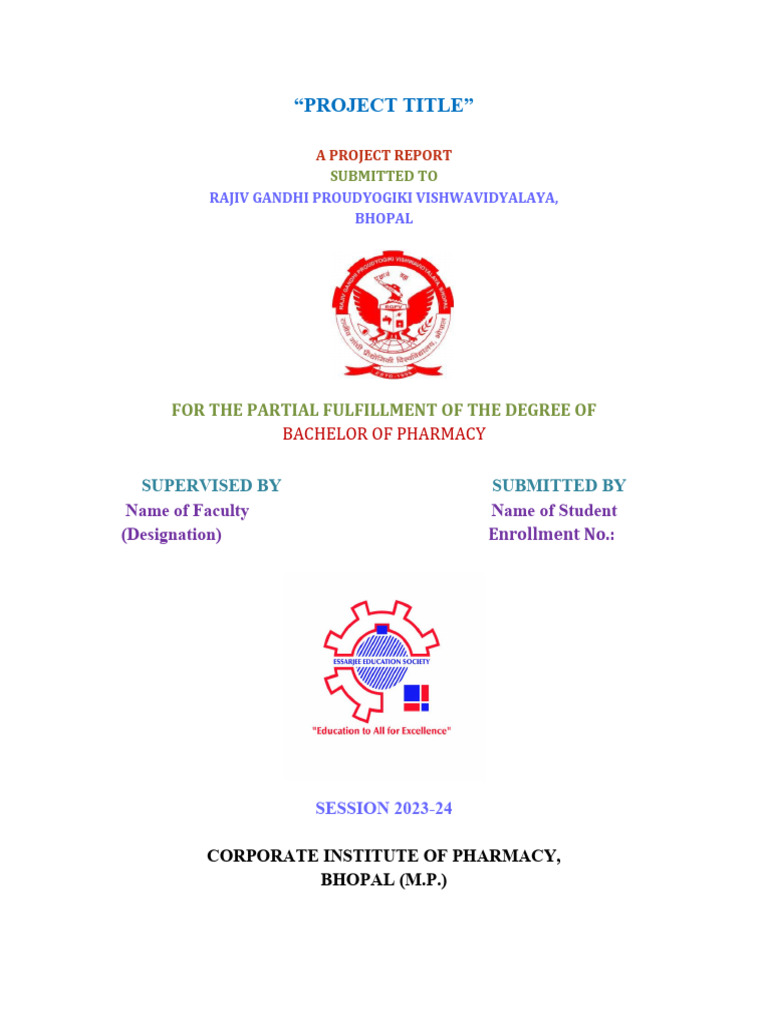 FRONT PAGES - Project Report | PDF | Qualifications | Vocational Education