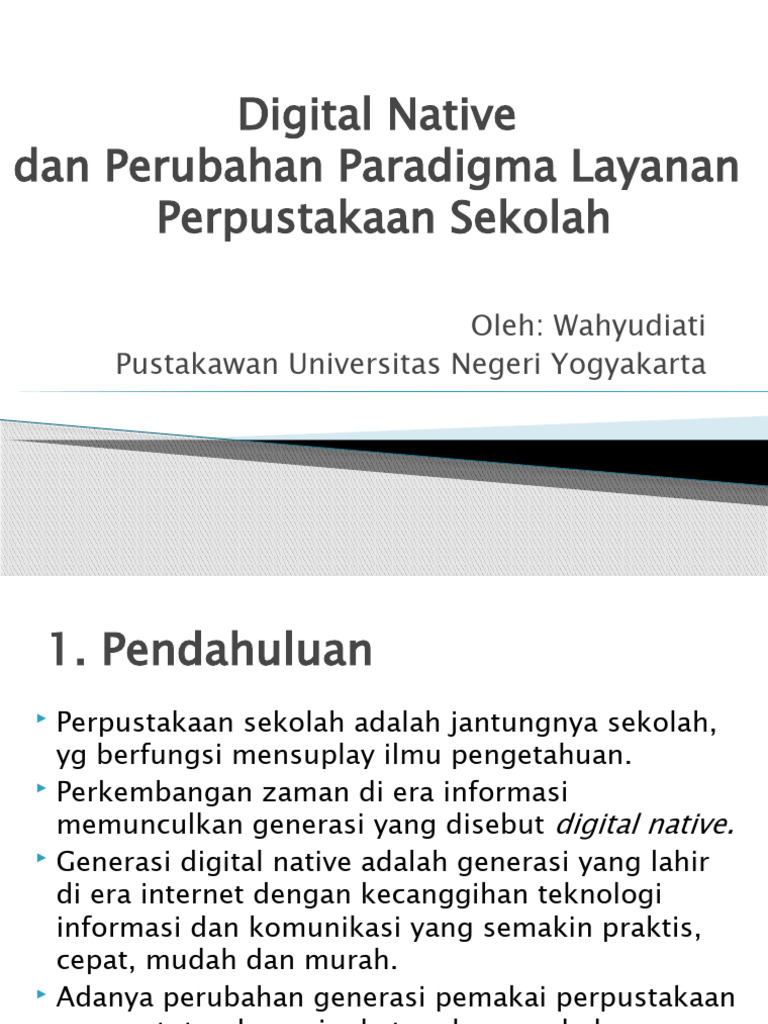 Digital Native-Perubahan Paradigma Layanan | PDF