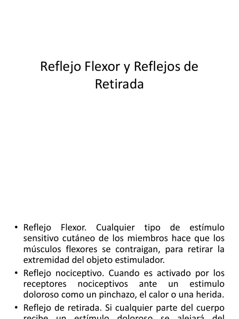 Reflejo Extensor Cruzado | Descargar gratis PDF | Cerebelo | Ganglios ...