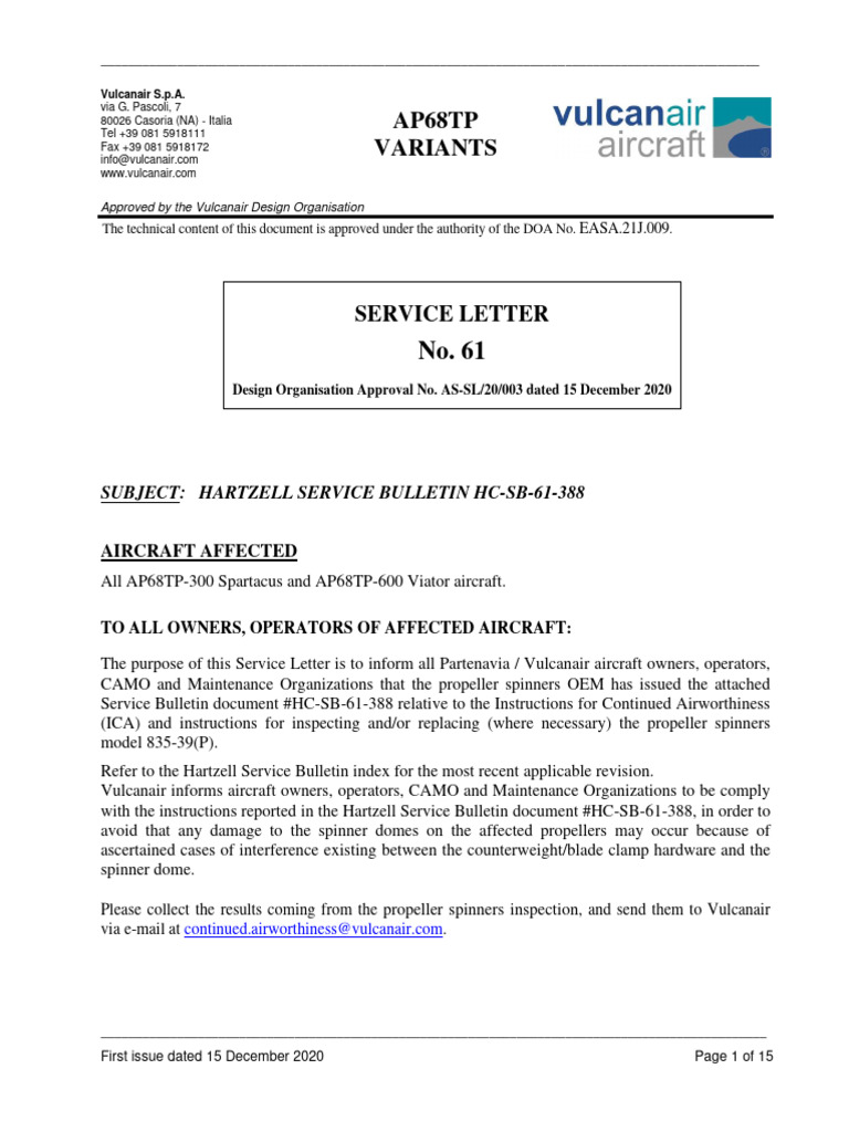 SL61 Eng | PDF | Aviation | Aircraft