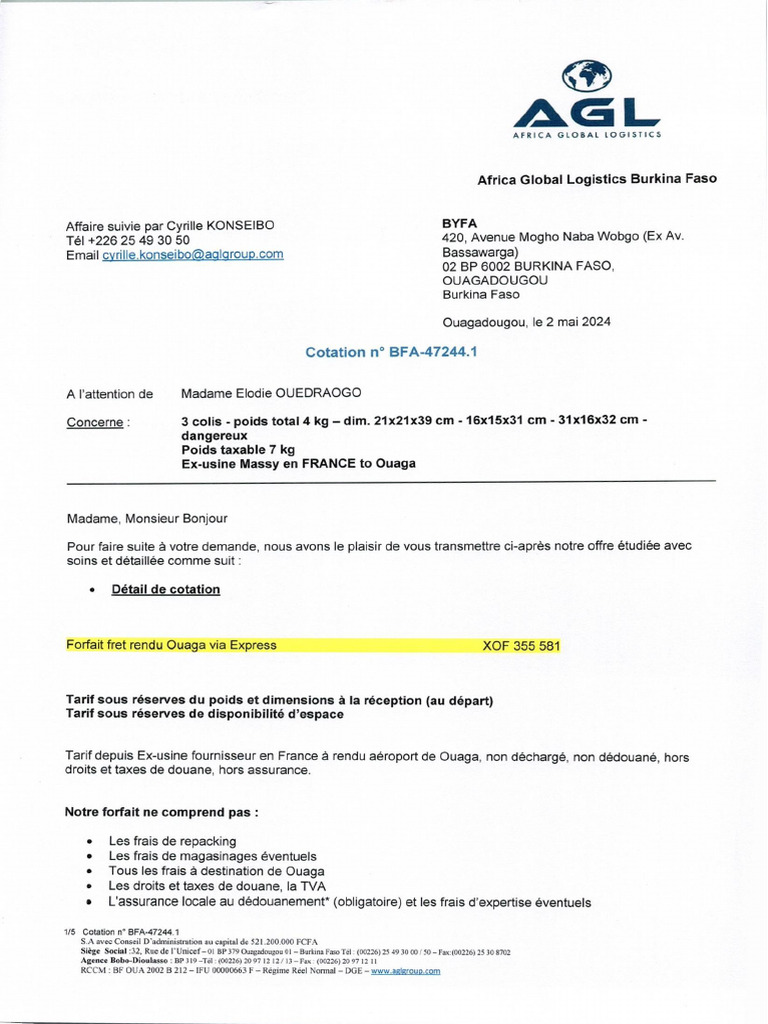 Bon Pour Accord | PDF