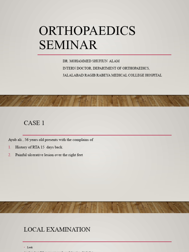 Presentation Ortho. Shufiun | PDF