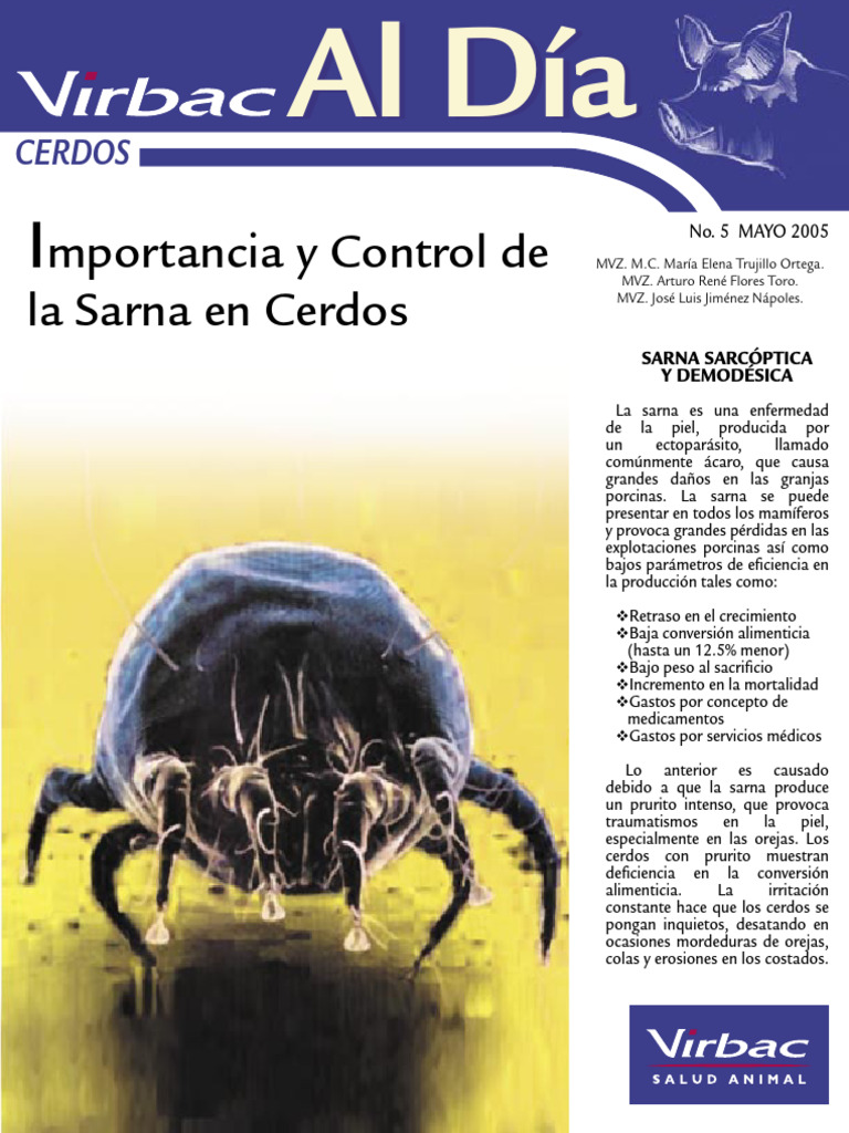 Sarna en Cerdos | PDF | Especialidades Medicas | Medicina CLINICA