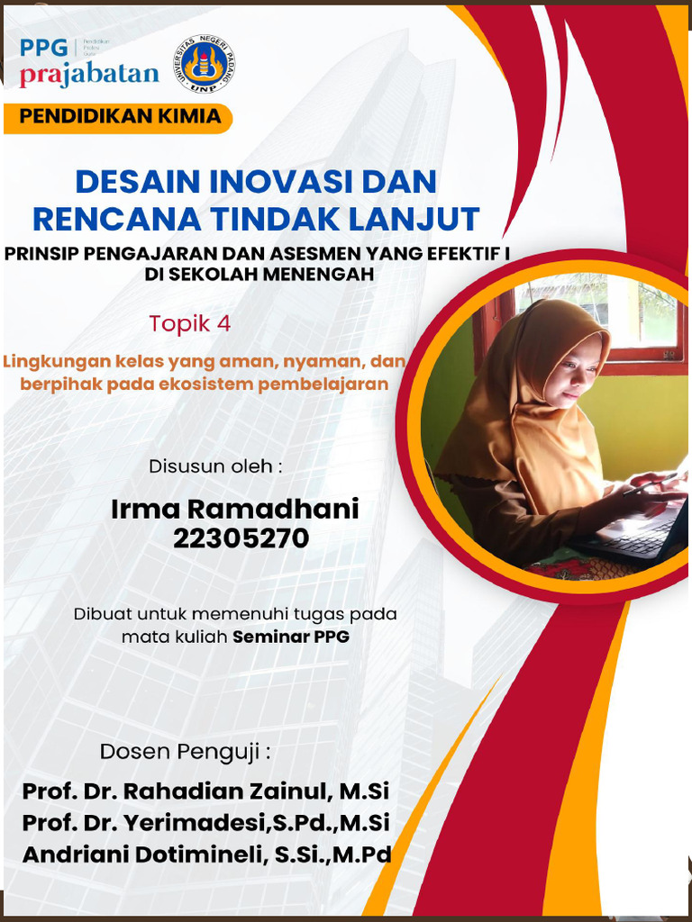 Desain Inovasi Dan RTL - Irma Ramadhani - 22305270 | PDF