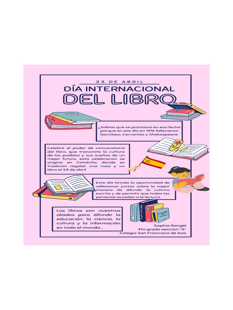 Infografía día internacional del libro | PDF