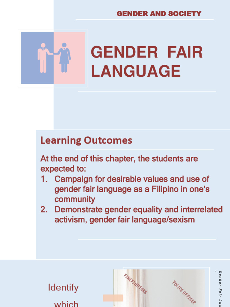 Gender Fair Language 2 | PDF | Sexism | Grammatical Gender