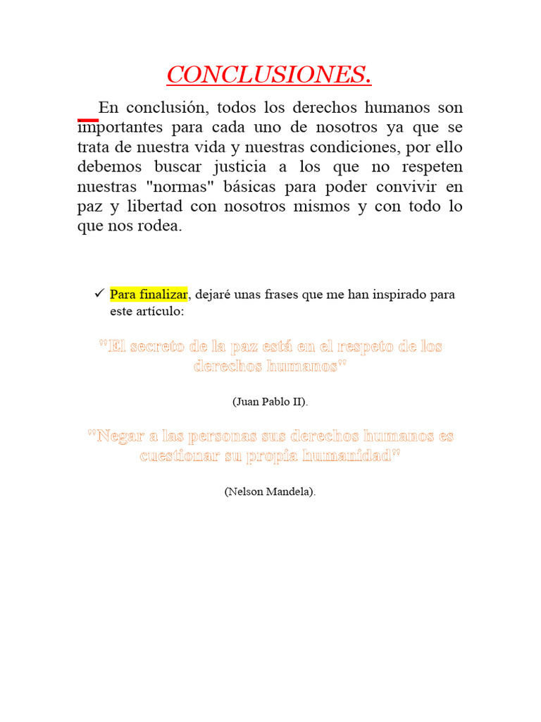 Conclusion Es | PDF