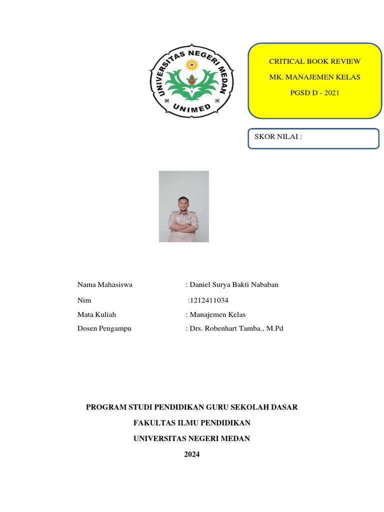 Ulasan Buku Manajemen Kelas PGSD 2024 | PDF | Karier & Perkembangan