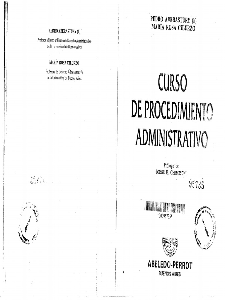 Cilurzo - Procedimiento Administrativo | PDF