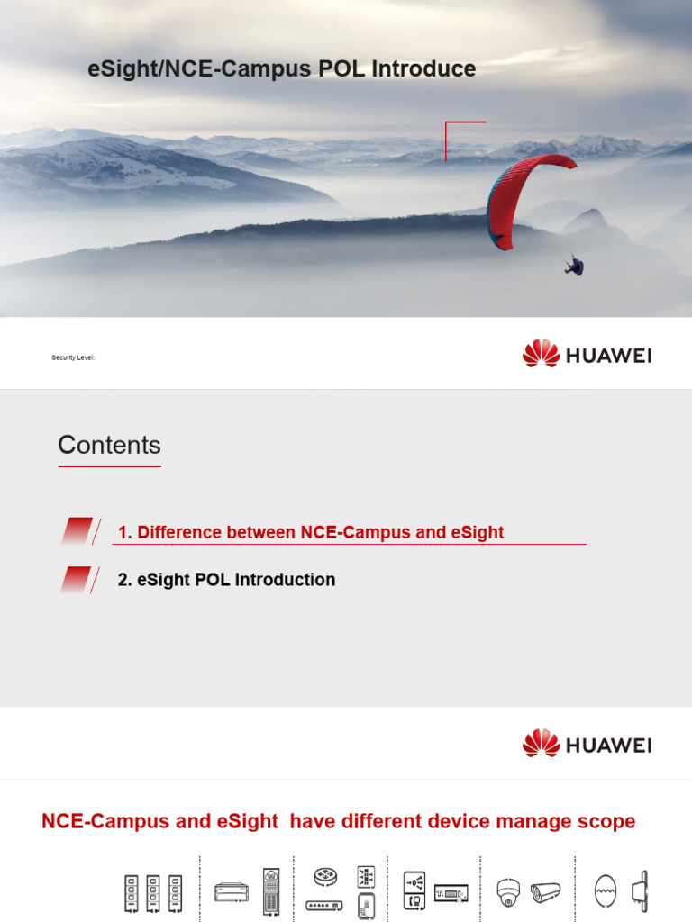 04-eSight&NCE-Campus POL Introduce - 20240423 | PDF | Wi Fi ...