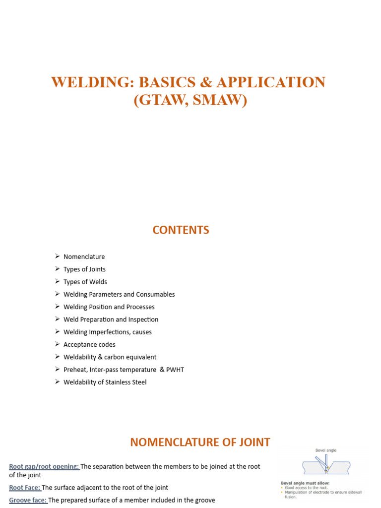 Welding Presentation | PDF | Welding | Construction