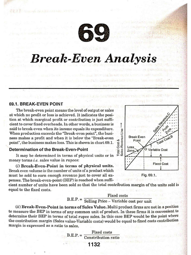 Break Even Analysis (BEA) | PDF | Business Economics | Financial Accounting