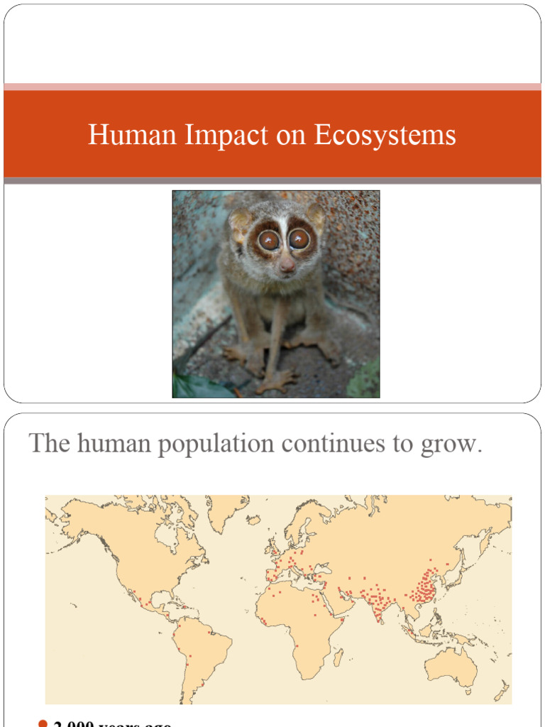 Human Impact On Ecosystems | PDF | Greenhouse Effect | Climate Change