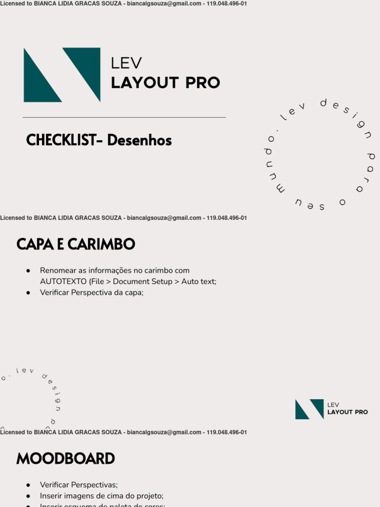Checklist+Pranchas_unlocked | PDF