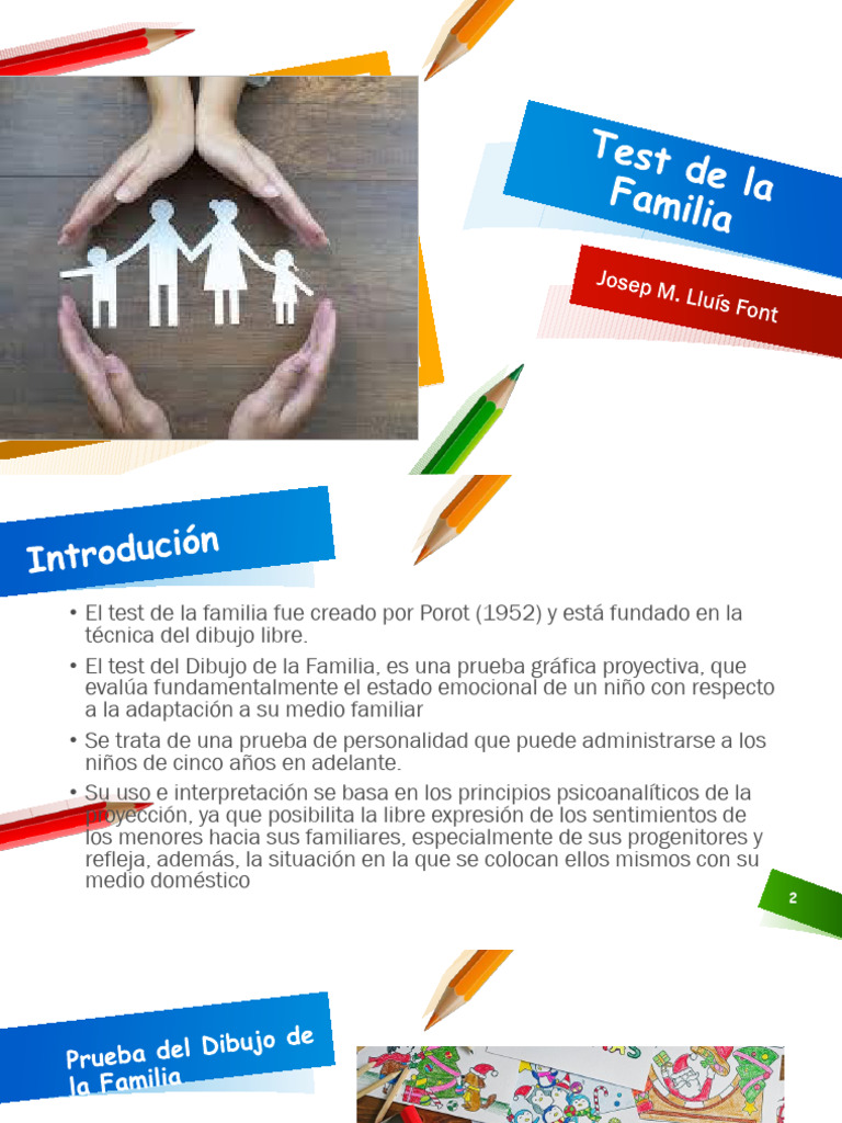 Test de La Familia | PDF | Sicología | Ciencias del comportamiento