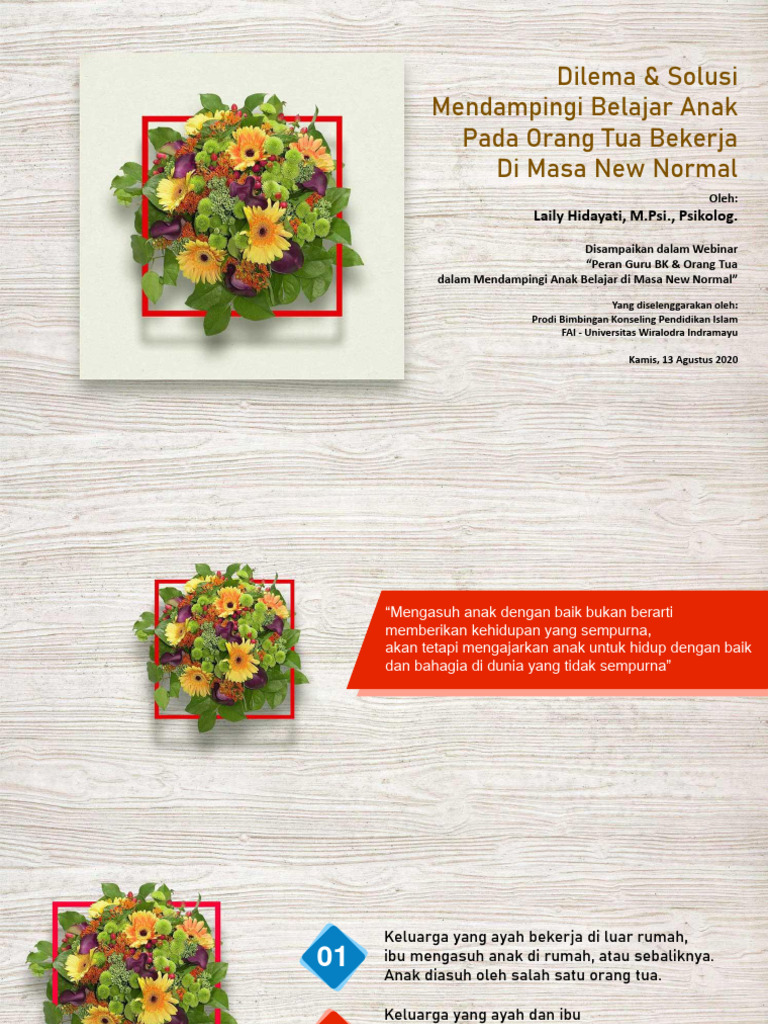 Materi Penyuluhan Mendampingi BDR Di Masa Pandemi UNWIR Indramayu | PDF | Karier & Perkembangan ...