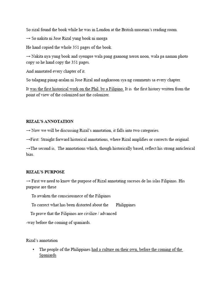 Rizal Script Report | PDF | Philippines