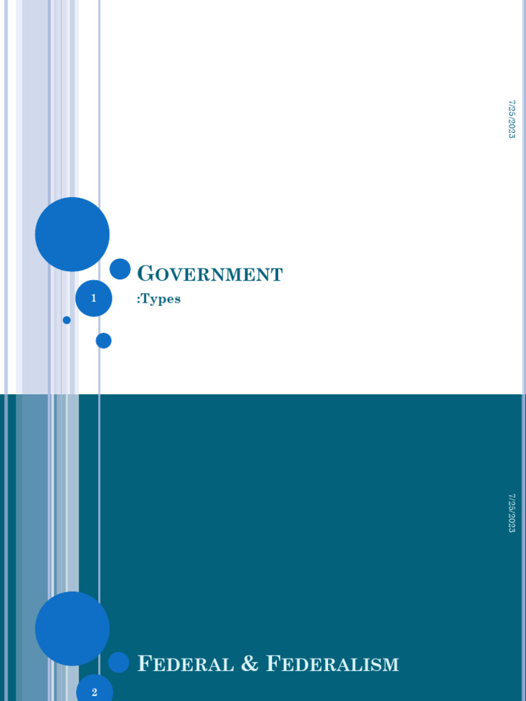 Government Types 220504 | PDF | Federalism | The Federalist Papers
