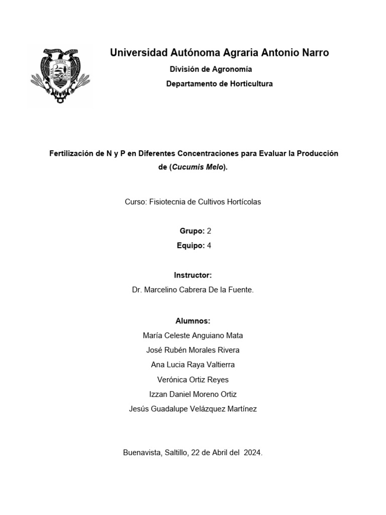 Bacterias en el cultivo de melón | PDF | Hongo | Coccinellidae