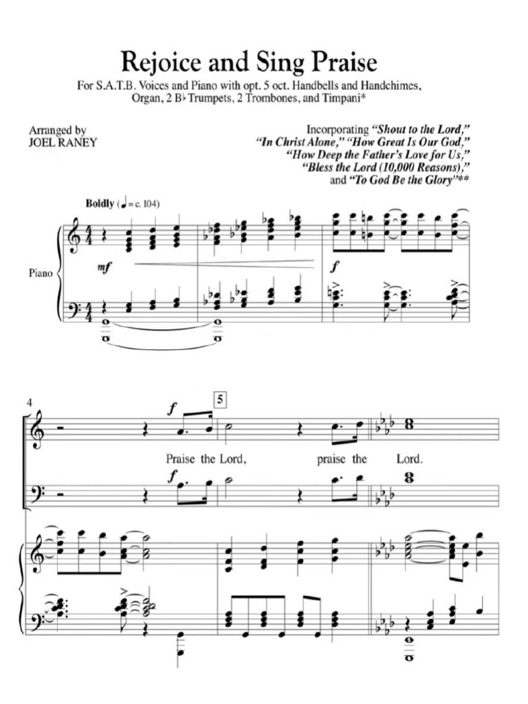 Rejoice and Sing Praise | PDF