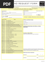 Radiology Request Form | PDF