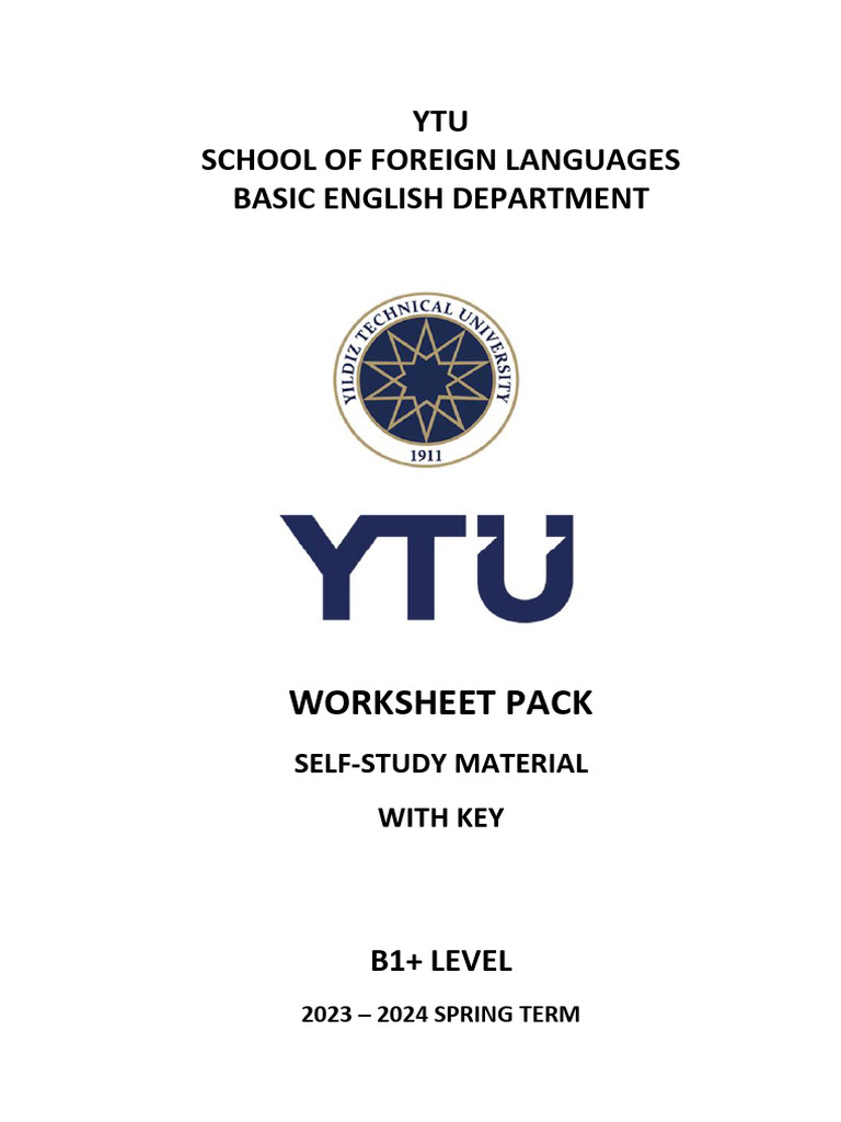 B1+ English Grammar Worksheet 2023-2024 | PDF | Machu Picchu