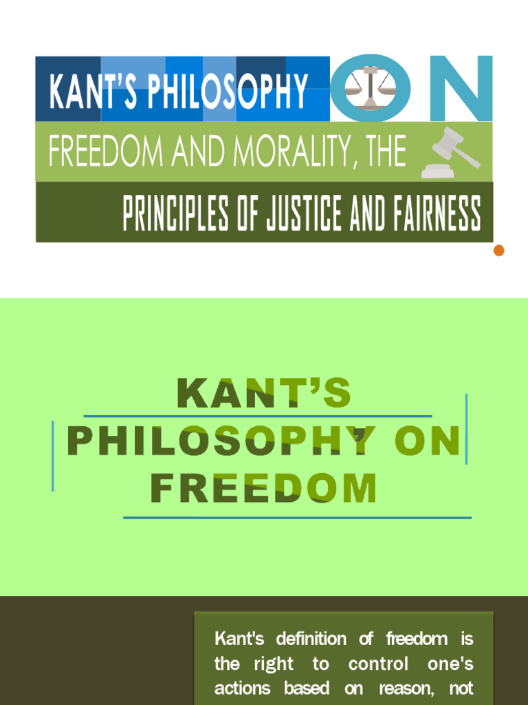 Lesson 3 Kants Philosophy On Freedom and Morality | Download Free PDF ...