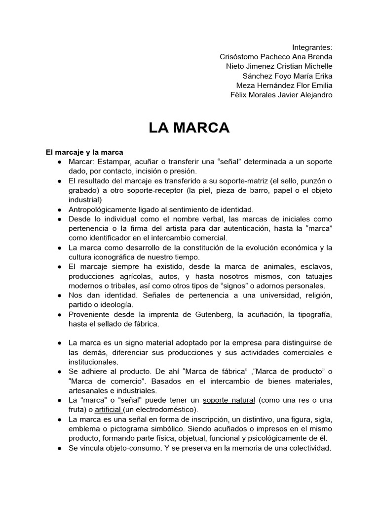 La Marca - Imagen Global | PDF | Marca | Los símbolos