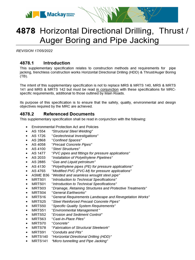 Trenchless Construction Guide | PDF | Pipe (Fluid Conveyance) | Casing (Borehole)