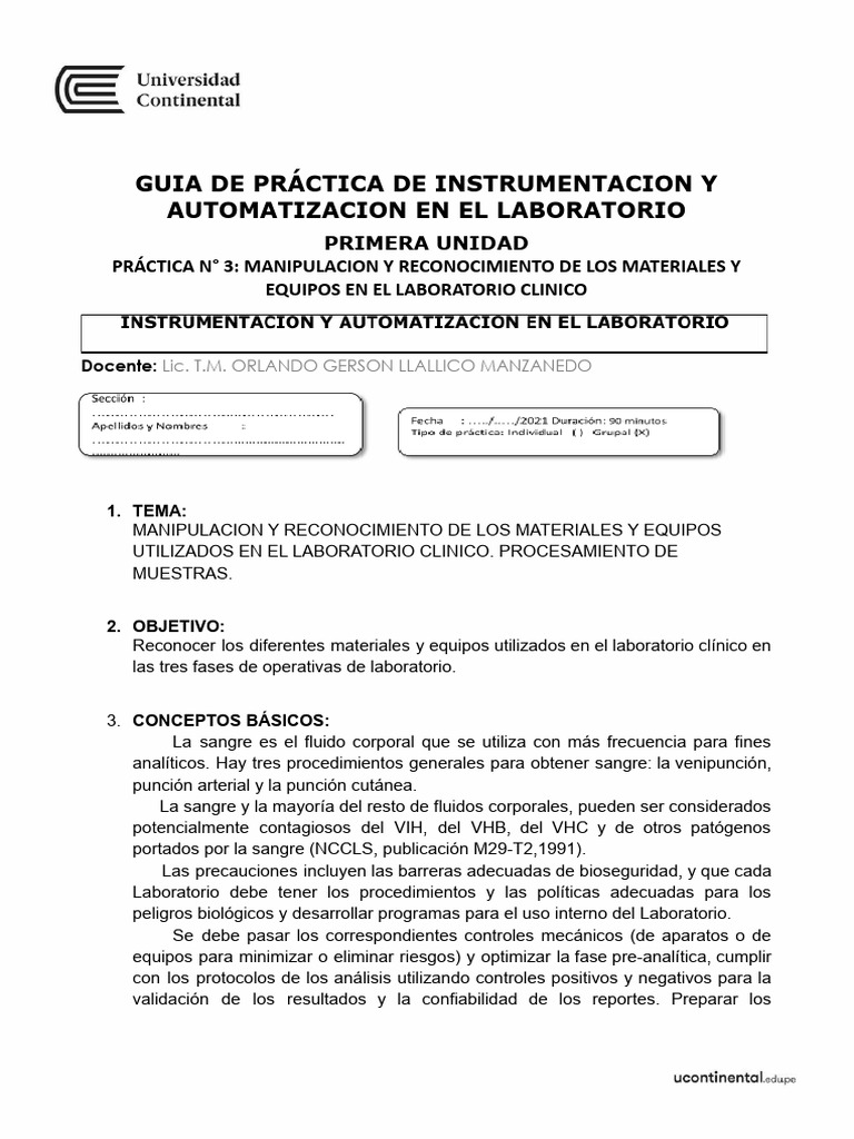 Guia de Practica #4 | PDF | VIH | Laboratorios