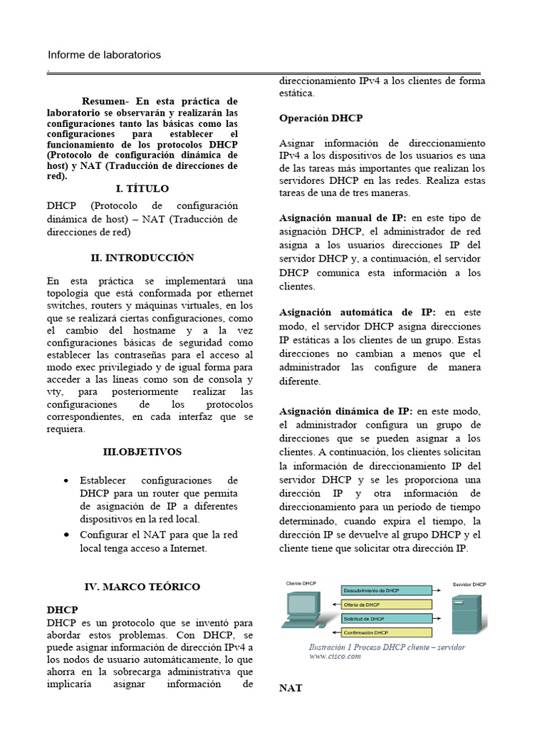 Lab 2 | PDF | Dirección IP | Enrutador (Computación)