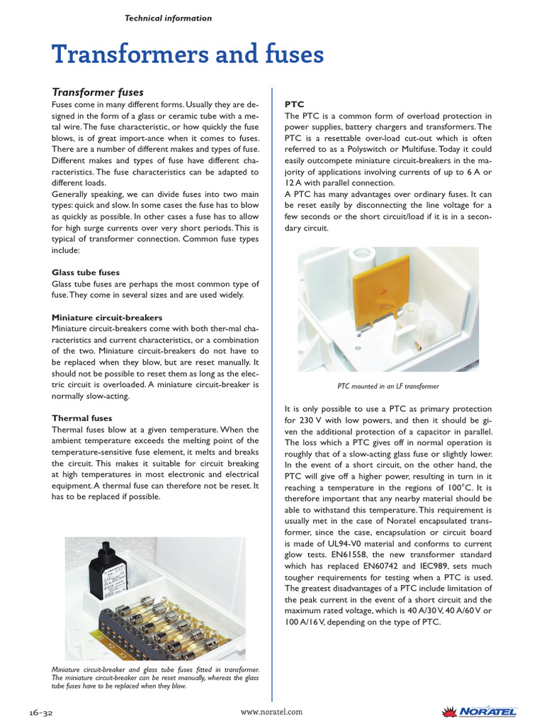 Fuses | PDF | Fuse (Electrical) | Transformer