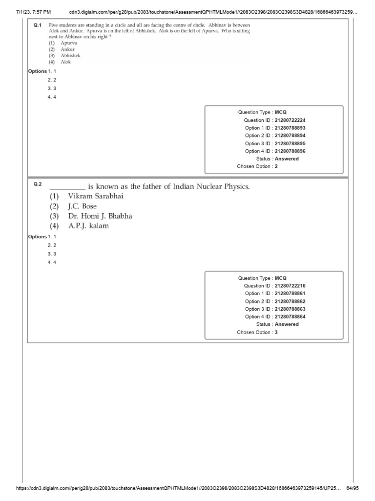 Question Paper | Download Free PDF | Standardized Tests | Qualifications