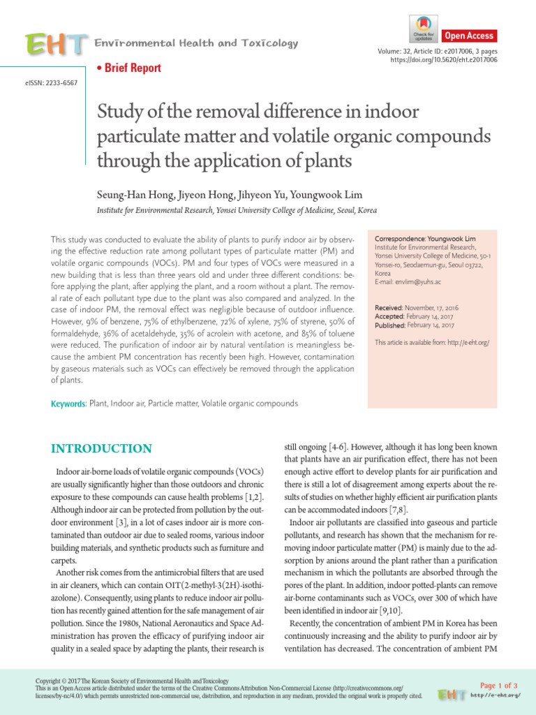 Eht 32 E2017006 | PDF | Volatile Organic Compound | Air Pollution