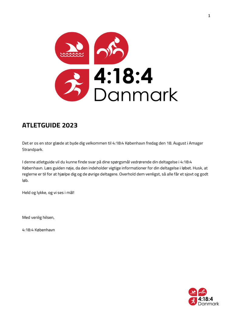 4184 K Benhavn ATLETGUIDE 2023 | PDF