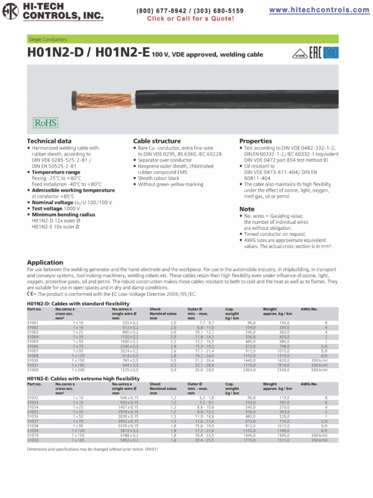 K034-H01N2-D_E | PDF | Electrical Conductor | Materials