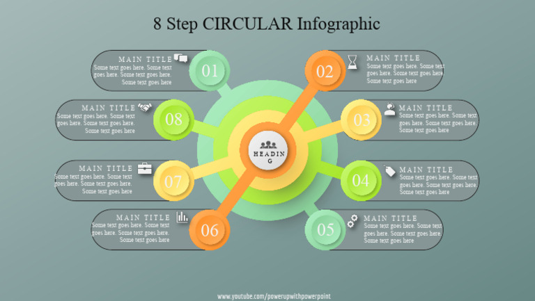 28.Create 8 Step CIRCULAR Infographic | PDF