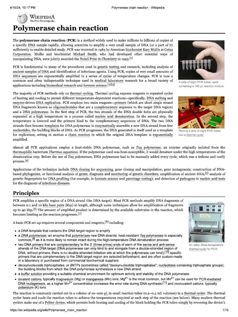 PCR | PDF