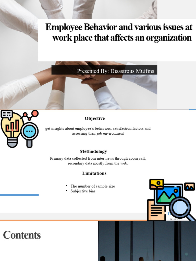 Employee Behaviour & Various Issues at Workplace | PDF | Job ...