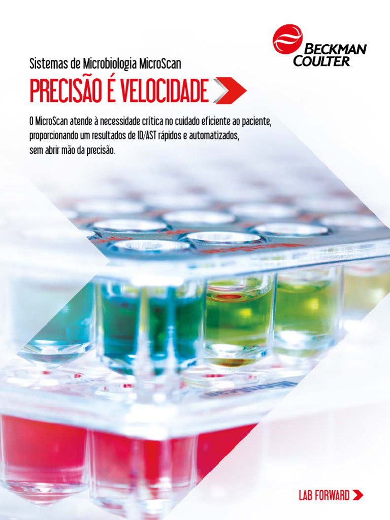 Microscan Microbiologia - Beckman Coulter | PDF | Automação | Hospital