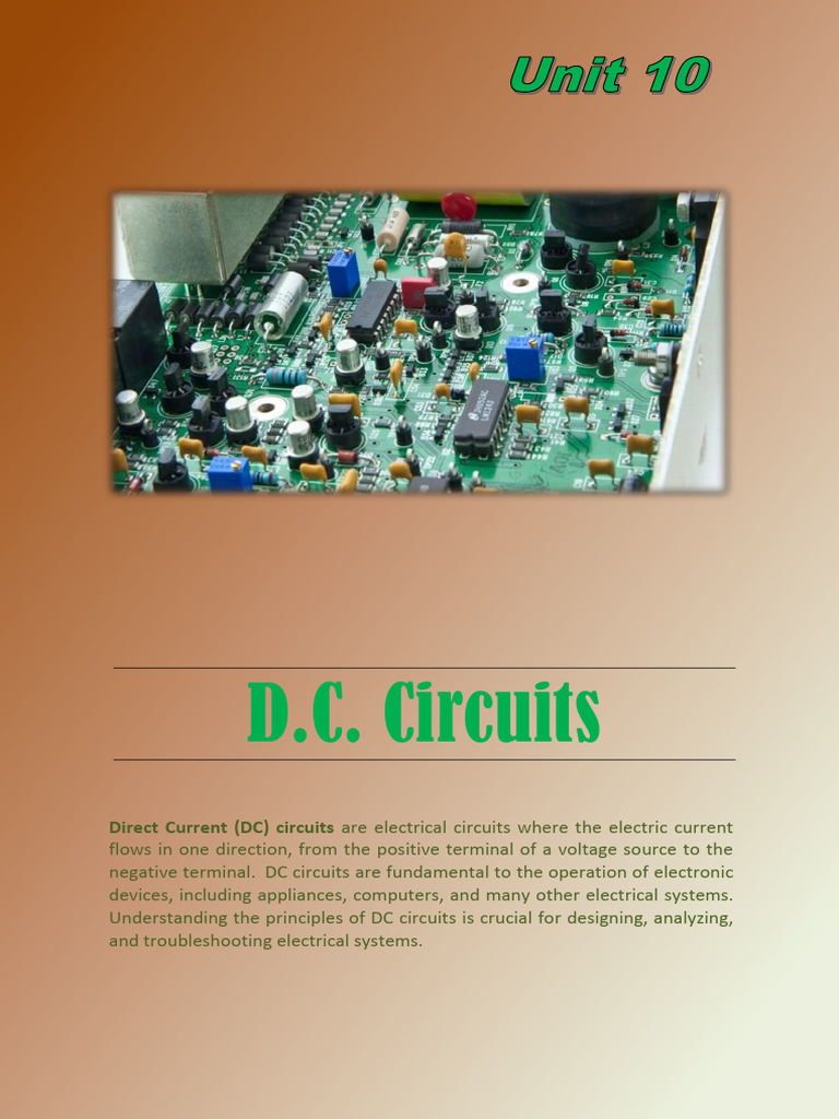 10 DC Circuits XI SB NewBook 2023 NC | PDF | Electric Current | Electrical Resistivity And ...