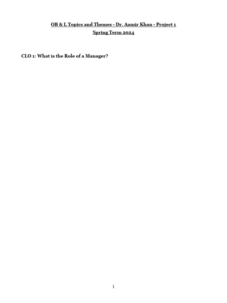 Final Project - OB | PDF | Extraversion And Introversion | Learning