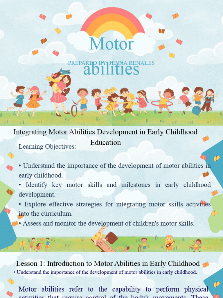 Motor Abilities 1 | PDF | Early Childhood | Child Development